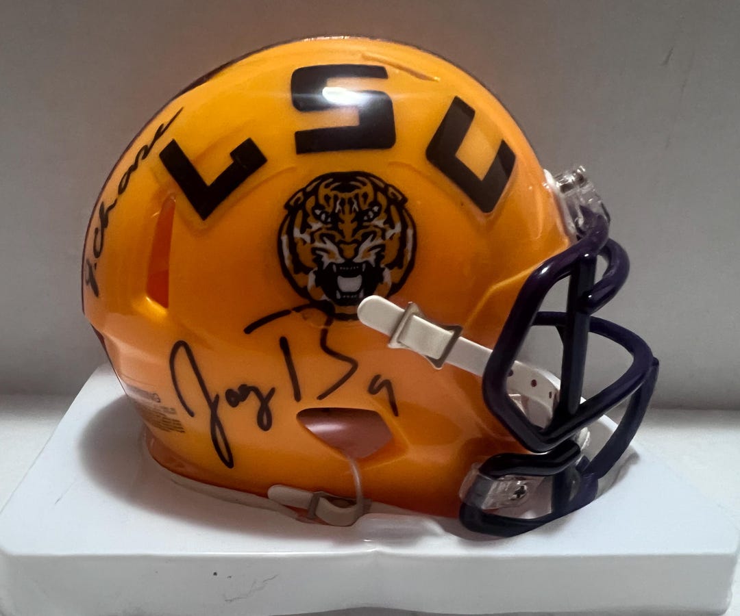 LSU Mini Helmet Signed by Joe and Ja Marr - Etsy