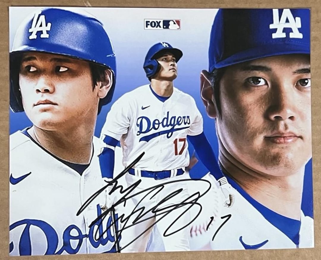 8x10 Photograph Signed by Shohei O. - Etsy