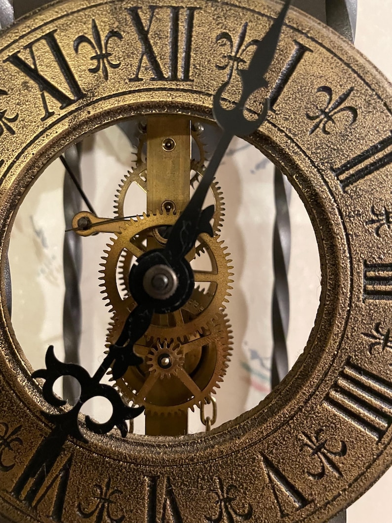 Tempus Fugit Weighted Wall Clock - Etsy