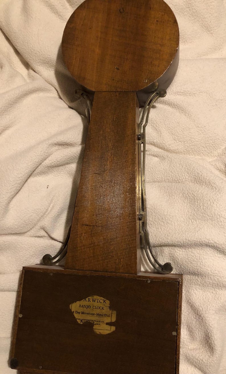 New Haven 8 Day Time Wind up Banjo Clock - Etsy