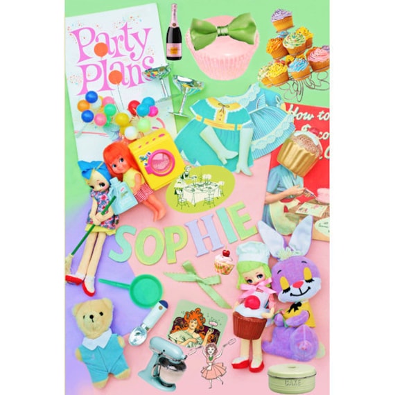 Items similar to custom gift PERSONALIZED boopsie print on Etsy