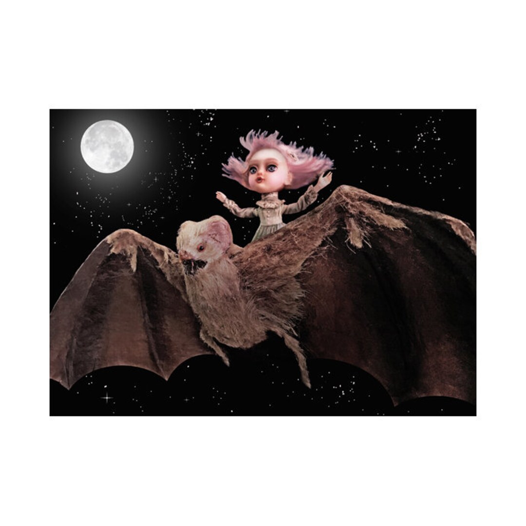 Dolly Bat Print 5 X 7 PINKA'S DREAM - Etsy