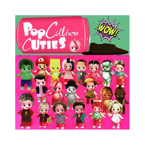 Kewpie Mermaid Stickers Cute Big Eye Dolly Baby Boopsiedaisy - Etsy