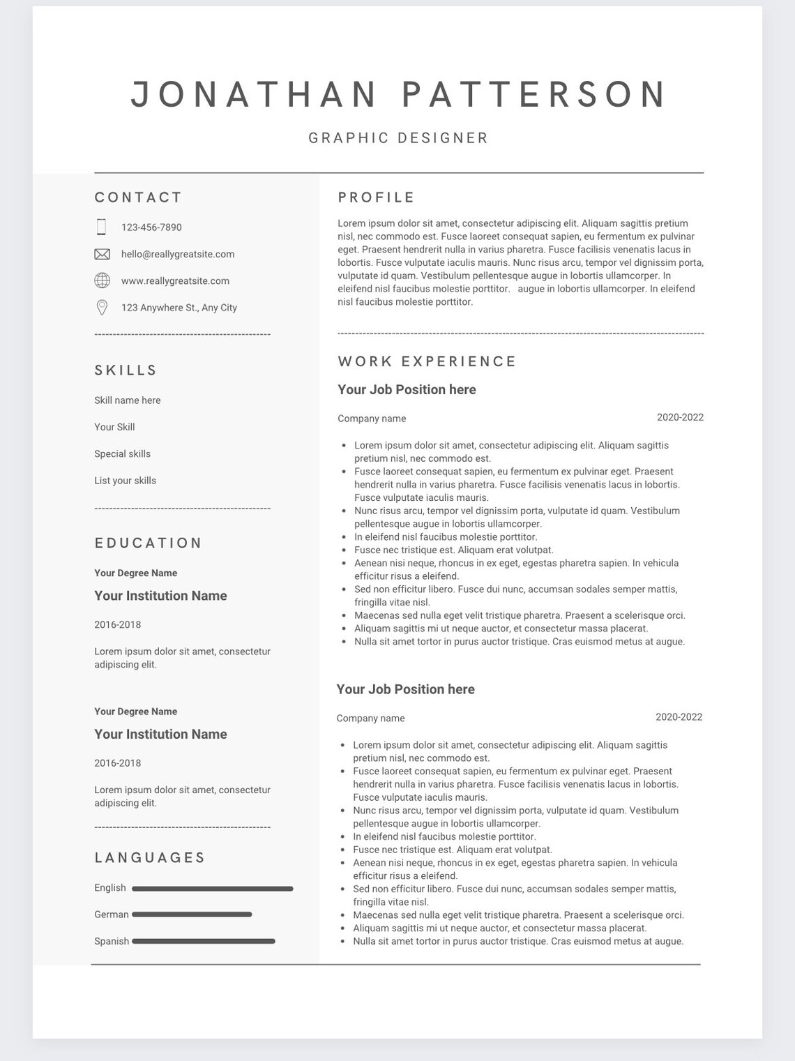 Resumes & Cover Letters - Etsy