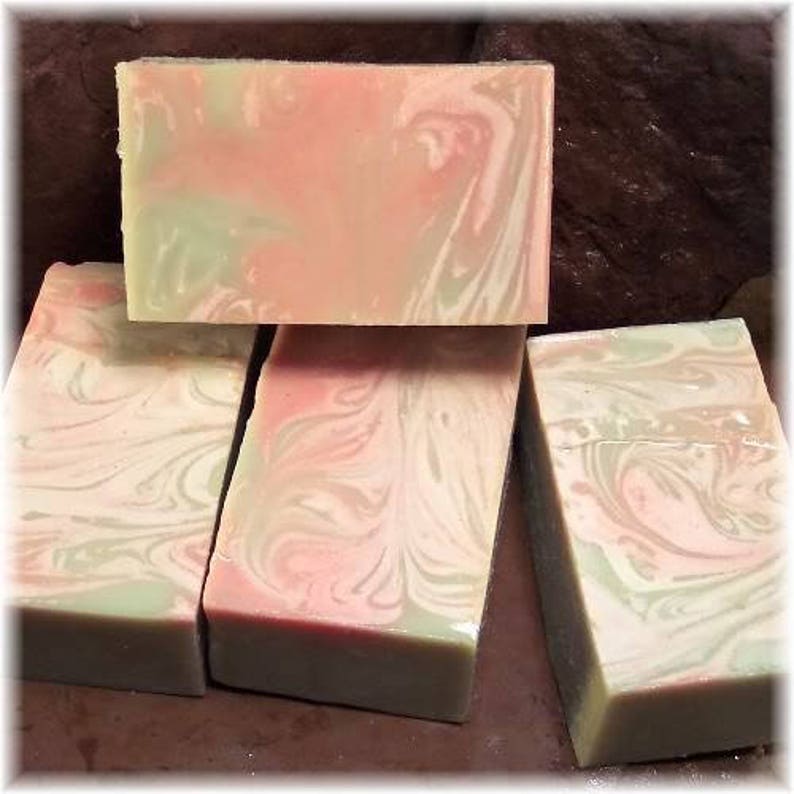 Peppermint Wow Handmade Cold Process Soap With Essential Oils - Etsy