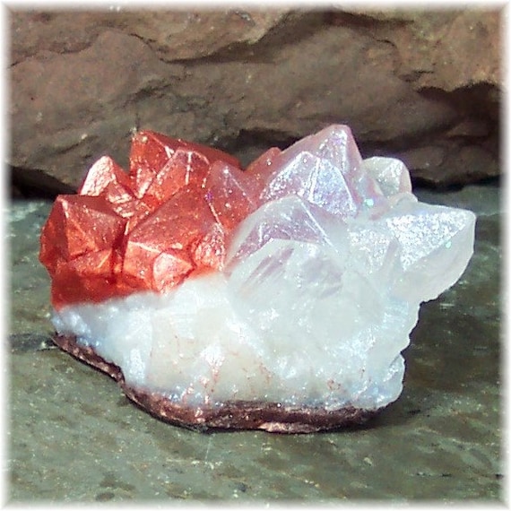 Copper and Crystal Quartz Formation Soap Rock Glycerin Soap | Etsy