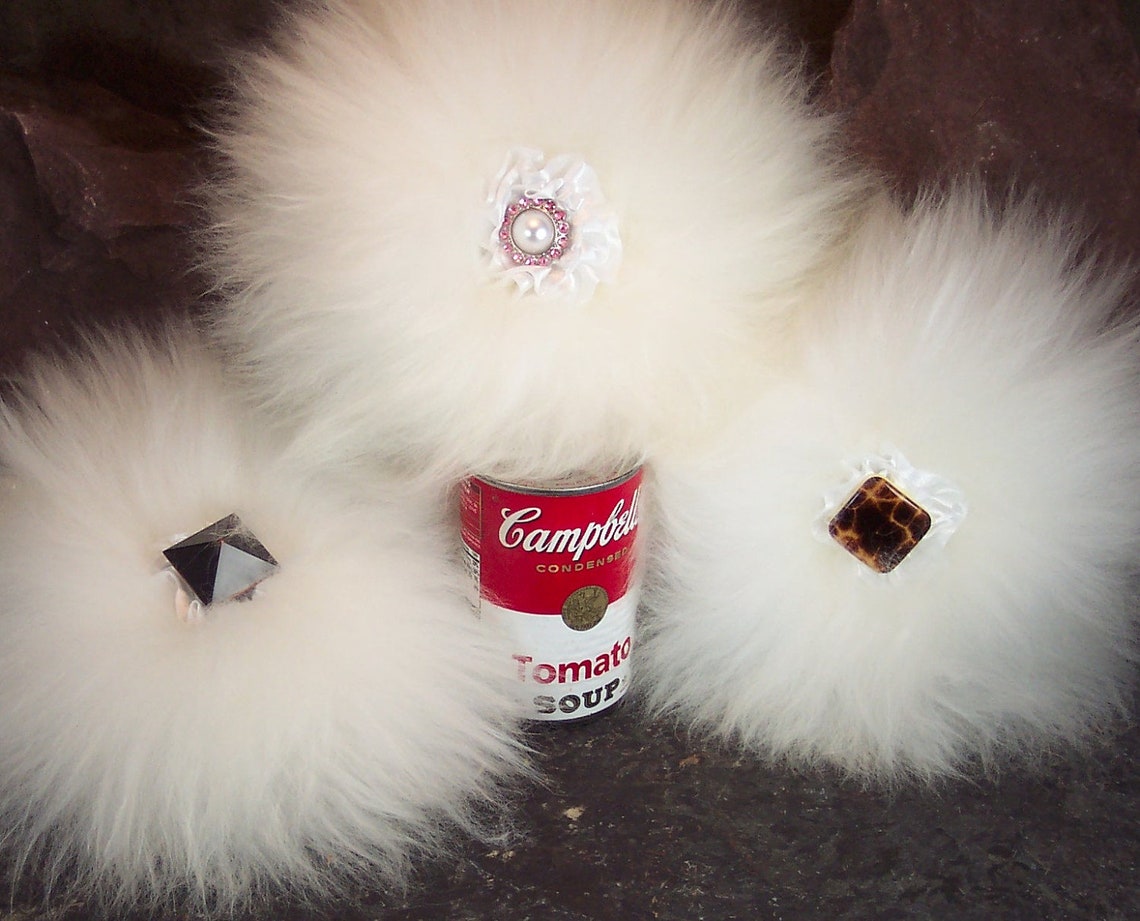 Powder Puff Luxury Natural Merino Wool With Pyramid Coppertone - Etsy