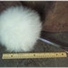 Silver Long Handled Powder Puff, Handmade With Opulent Sheepskin ...