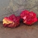 Ruby Red and Gold Geode Soap Rock Medium Height Crystal Formation - Etsy