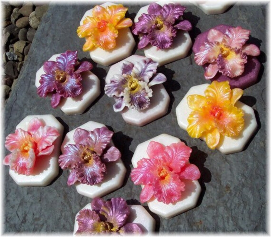 Flower Soap Soap Gift Set Set of 5 Assorted Flower Garden - Etsy