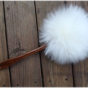 Long Handled Merino Wool 0powder Puff, Handmade Body Powder Puff ...