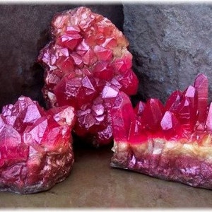 Ruby Geode Gemstone Glycerin Soap Low Crystal Formation - Etsy