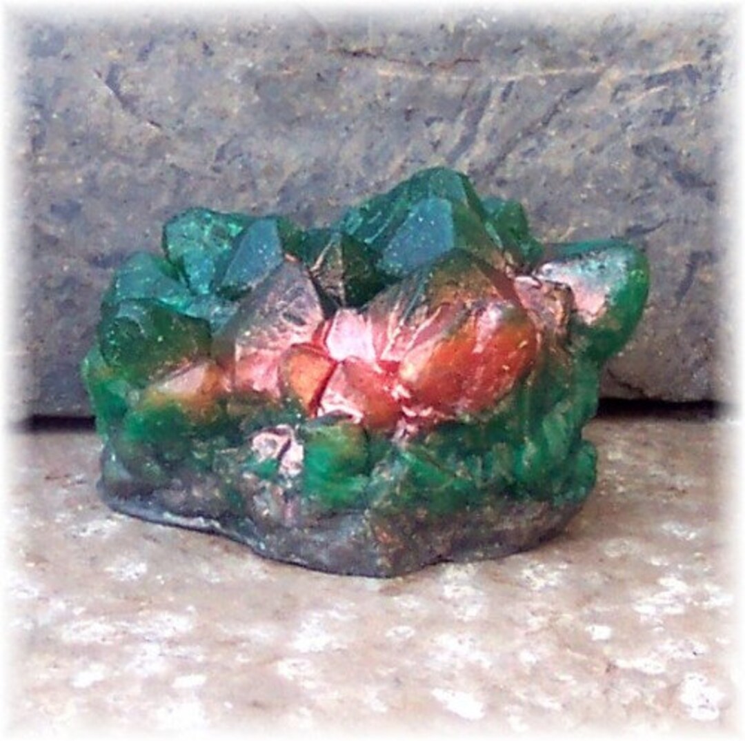 Emerald Geode Soap Rock Medium Height Crystal Formation - Etsy