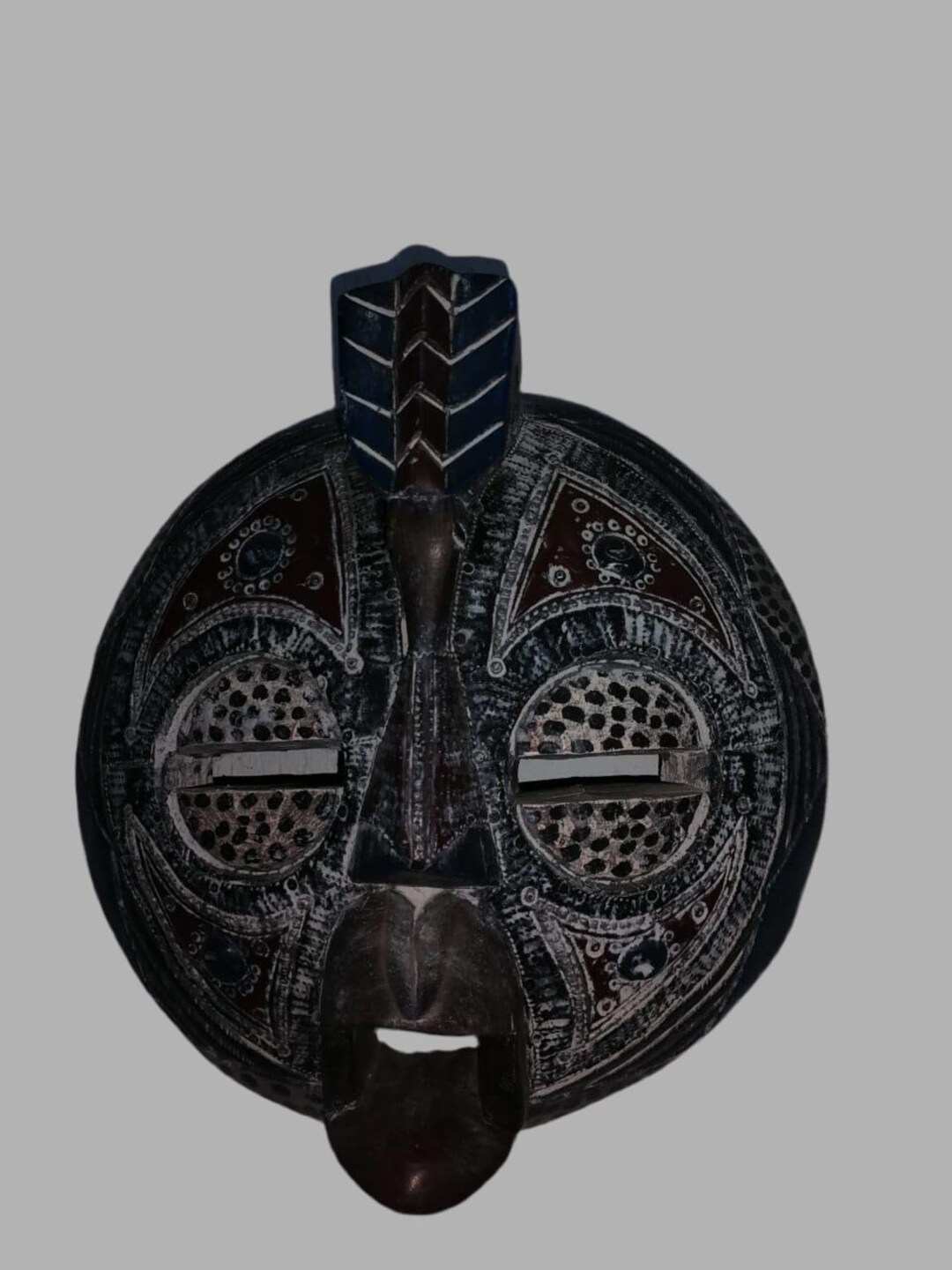 Trendy African Mask , Vintage Wood Mask , Trendy Wooden Mask, Wooden ...