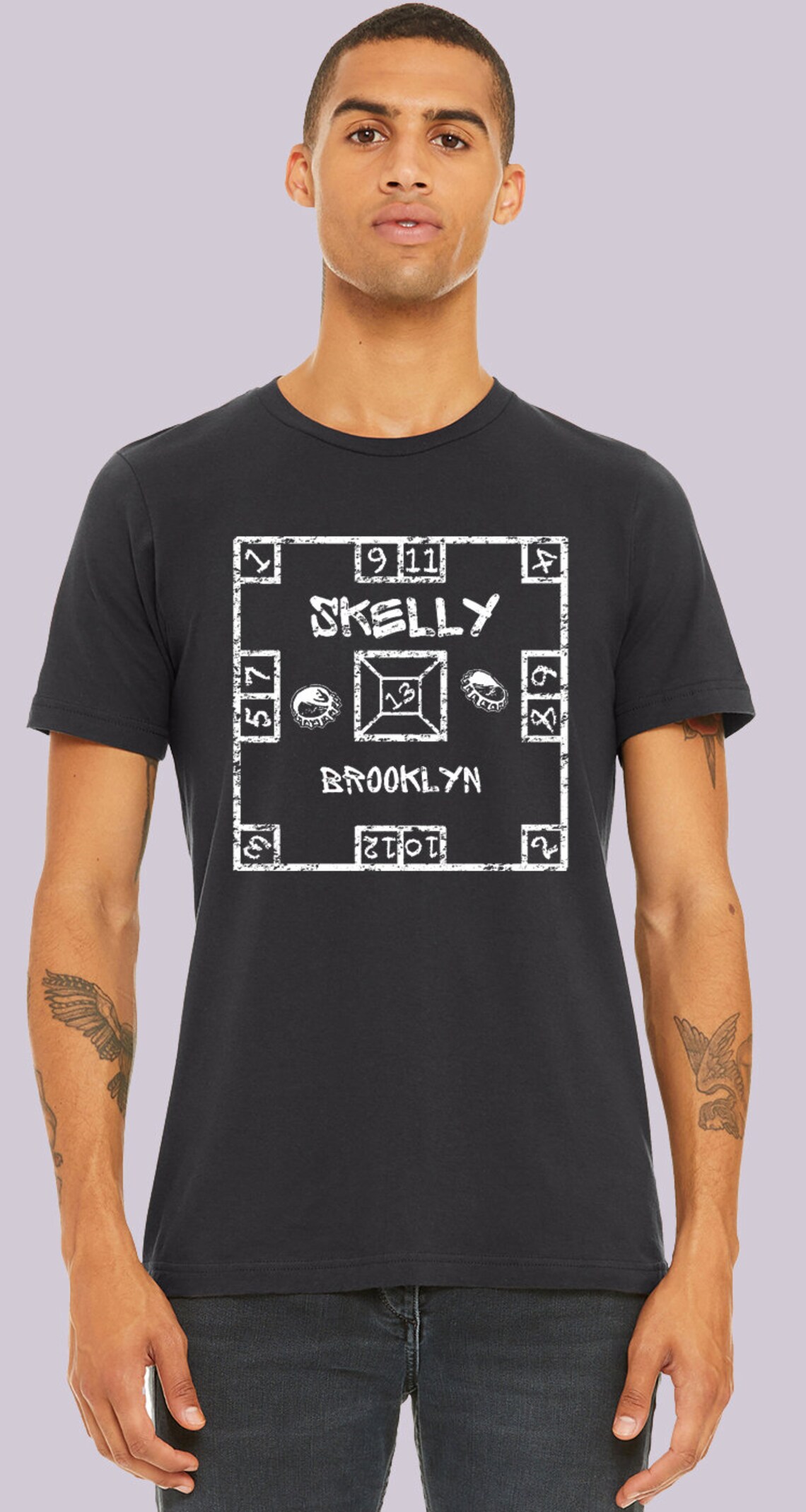 Skelly Game Tee - Etsy