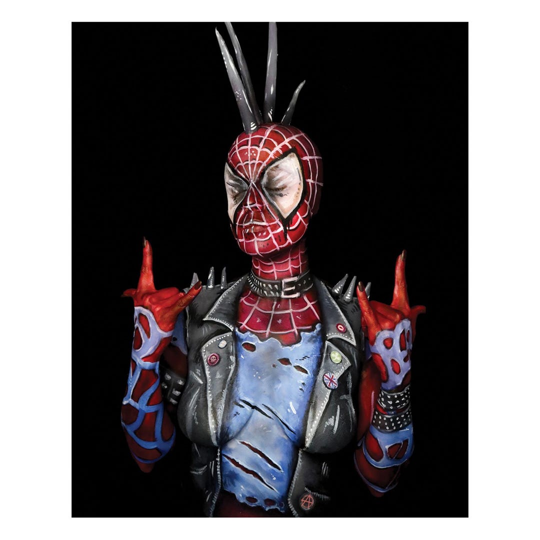 Spiderpunk "across the Spiderverse" - Etsy