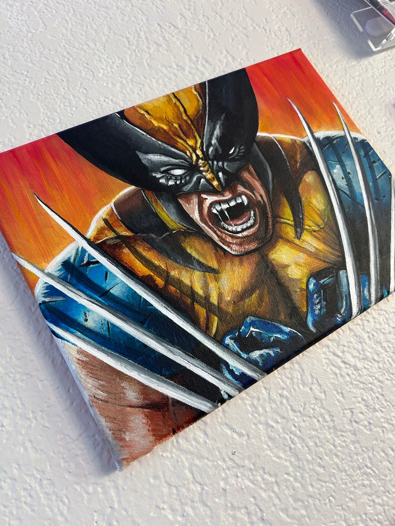 Wolverine Original | 9x12 X-men Series Acrylic - Etsy