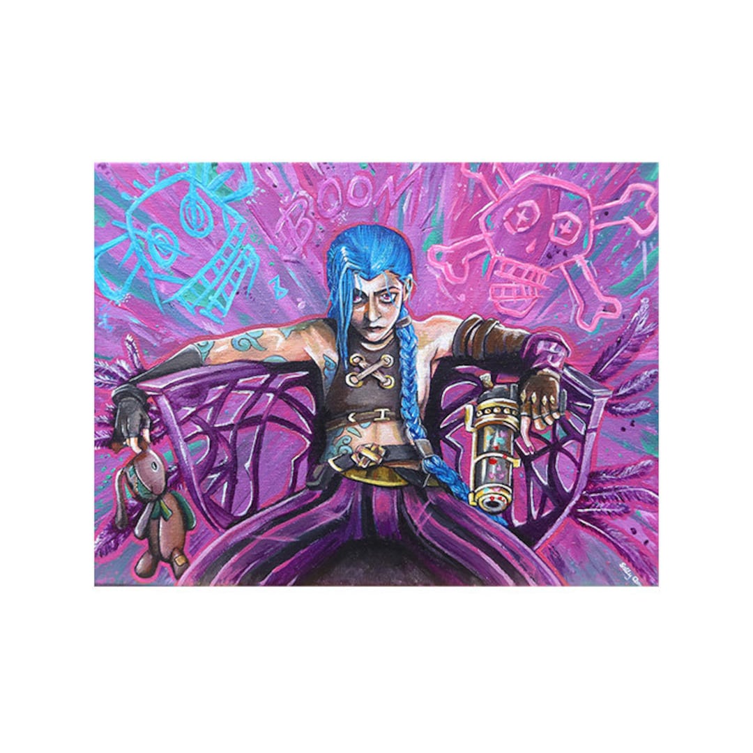 Powder or JINX? Giclee Print | Arcane Vi Acrylic - Etsy