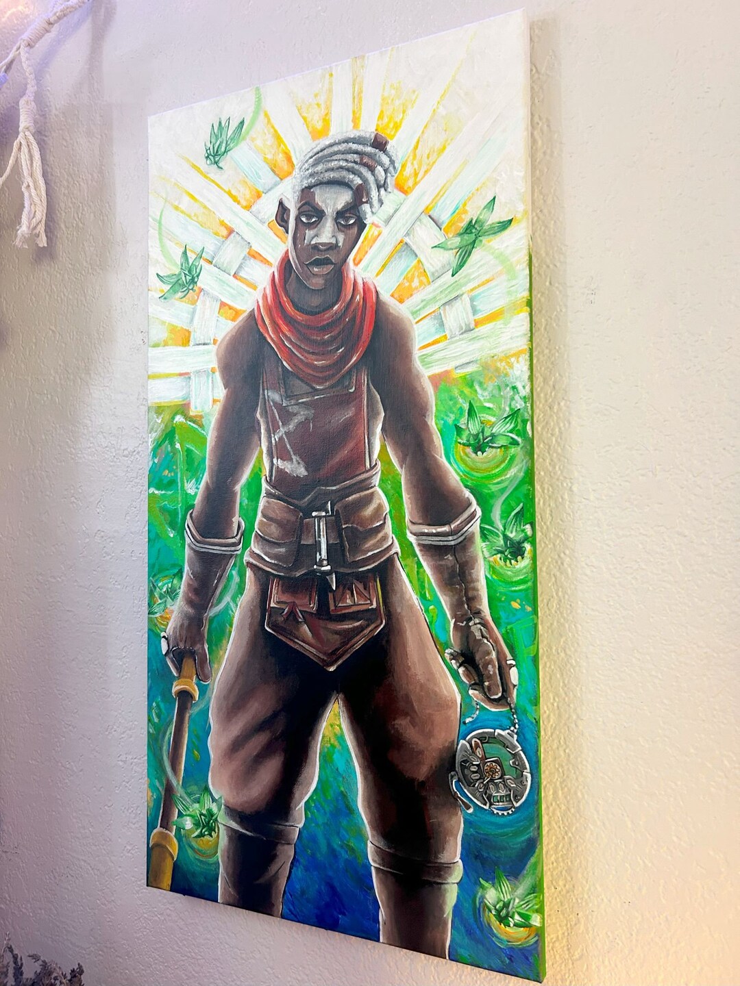 Boy Savior Ekko Original | 15x30 Acrylic Painting - Etsy