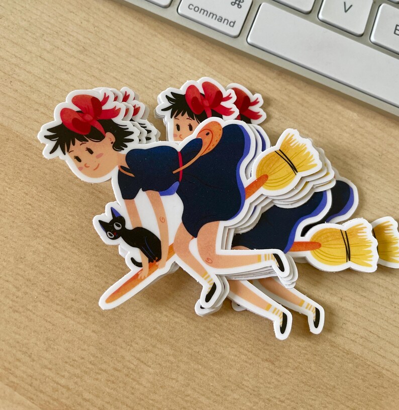 Kikis Delivery Service Sticker Studio Ghibli - Etsy