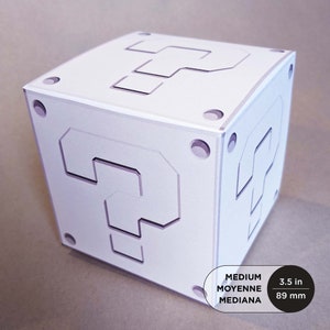 Coloring Sheet Medium Super Mario Question Box Printable - Etsy