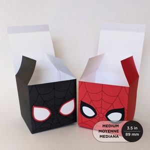 Medium Spiderman Treat Box - DIY Printable - Etsy