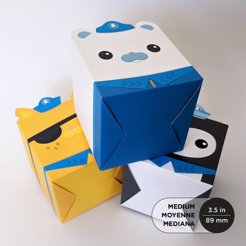 Medium Octonauts Treat Box DIY Printable - Etsy