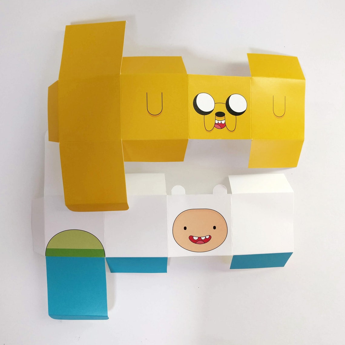 Adventure Time Finn and Jake Treat Box DIY Printable | Etsy