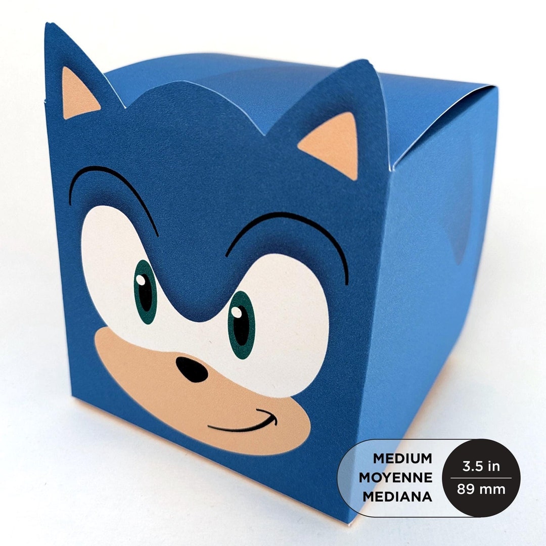 Medium Sonic Treat Box - DIY Printable - Etsy