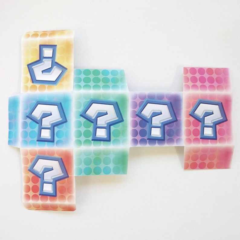 Mario Kart Item Treat Box - DIY Printable - Etsy