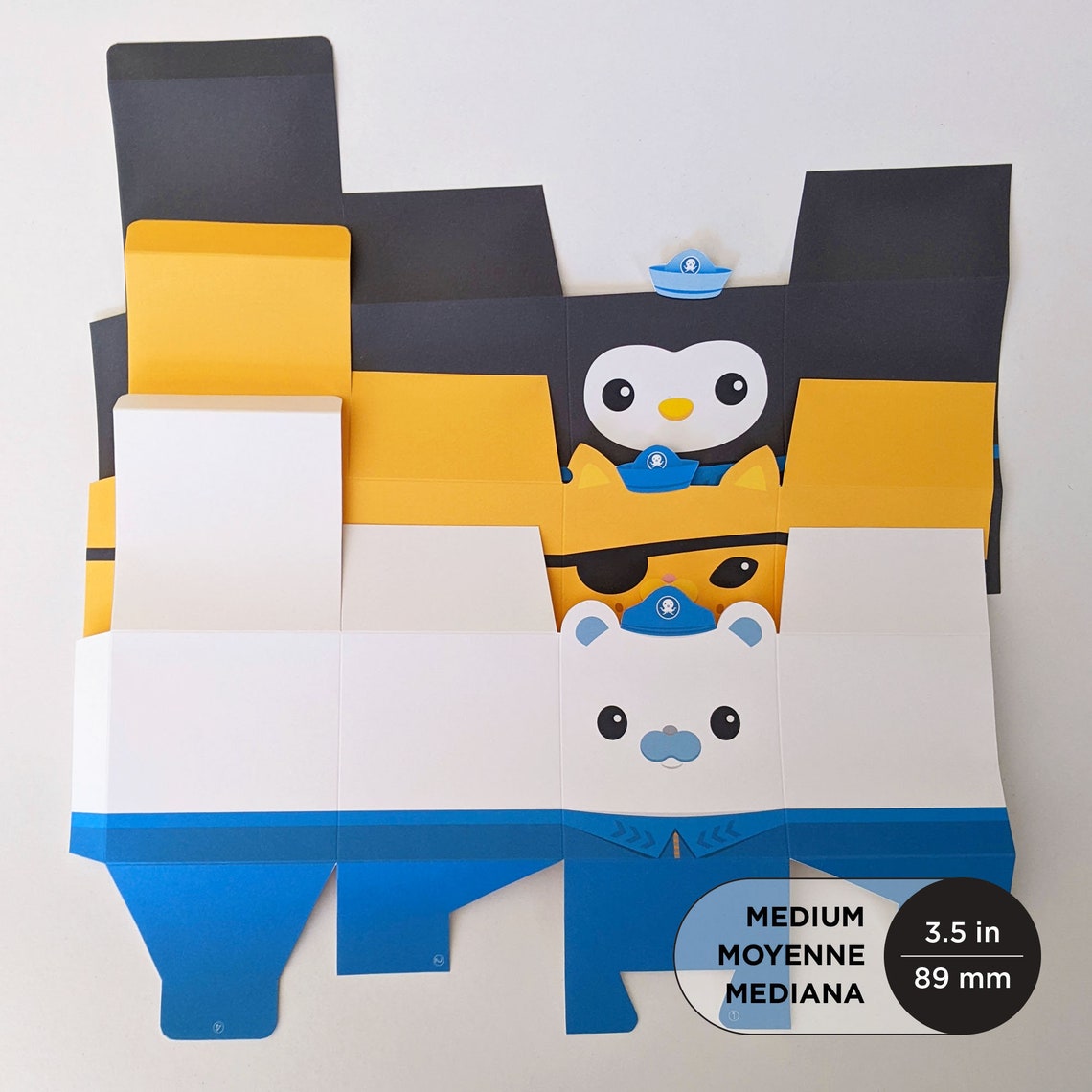 Medium Octonauts Treat Box DIY Printable - Etsy