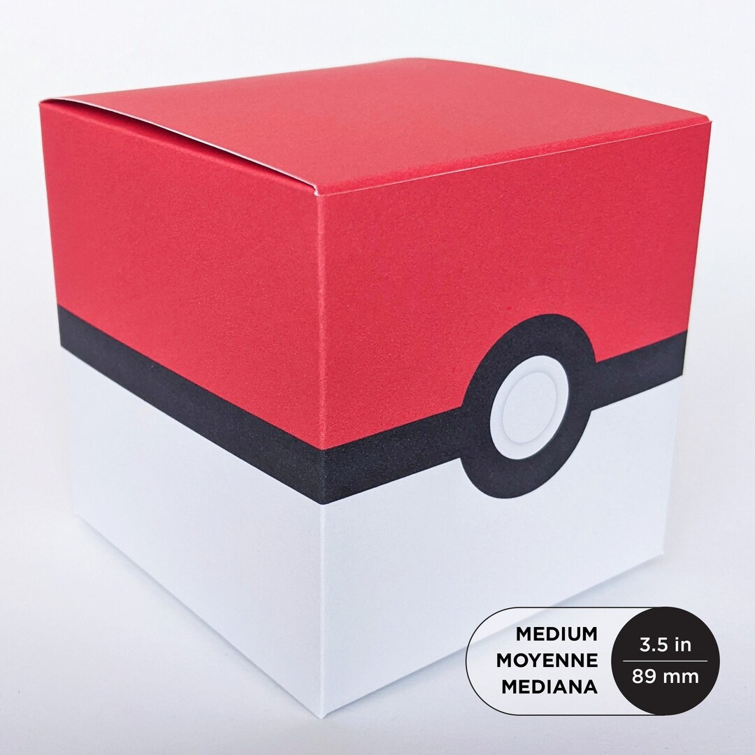 Medium Pokeball Treat Box - DIY Printable - Etsy