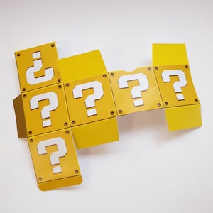Super Mario Question Treat Box - DIY Printable - Etsy