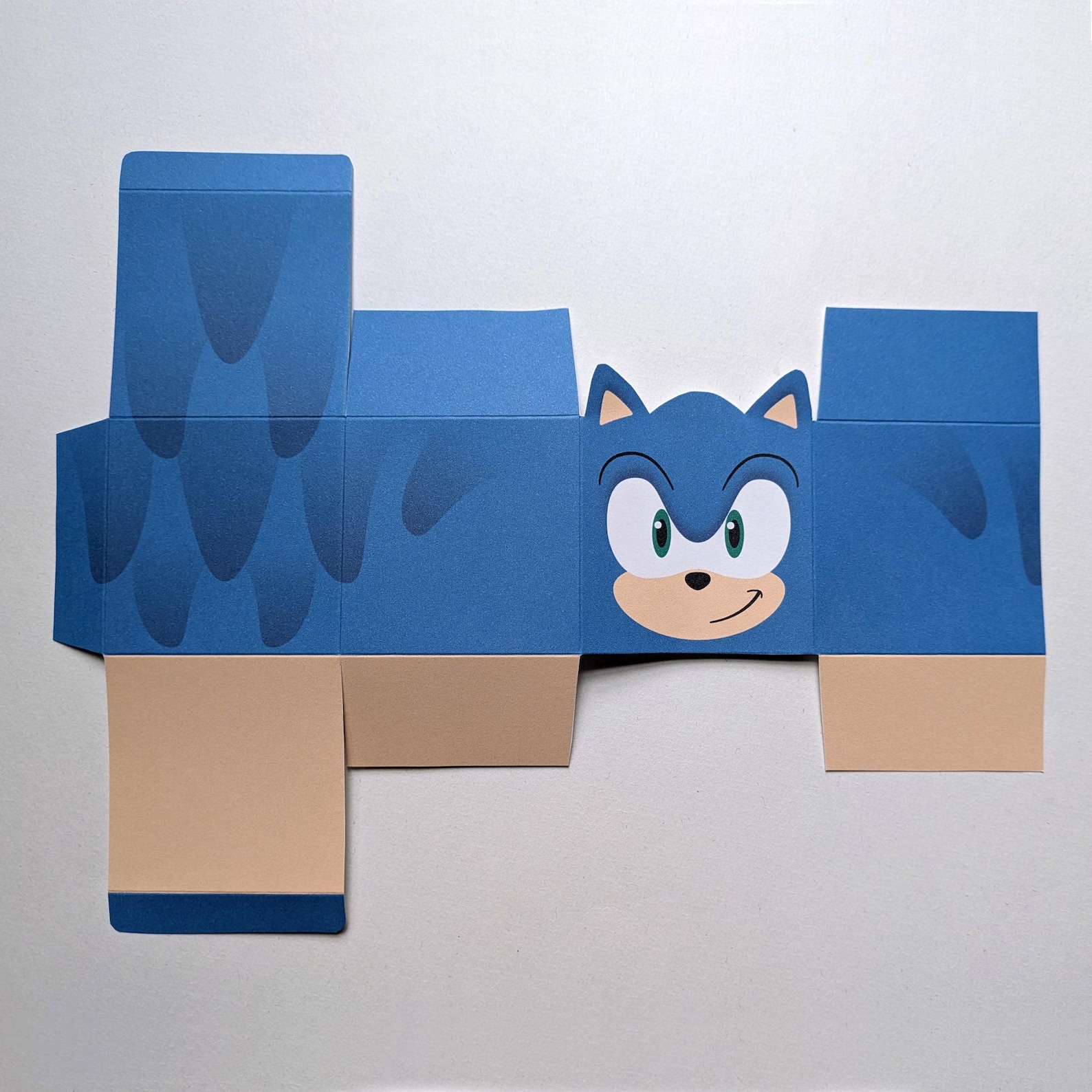 Sonic Hedgehog Treat Box - DIY Printable - Etsy