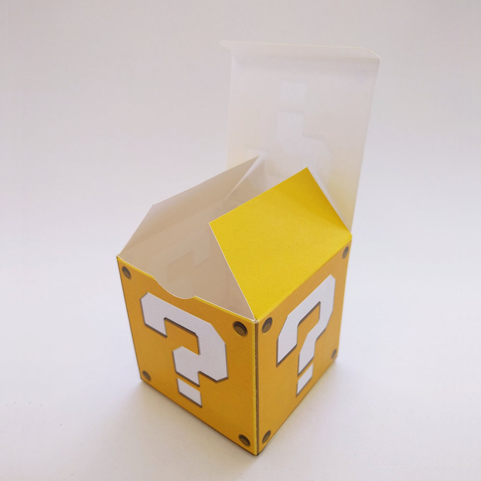 Super Mario Question Treat Box DIY Printable - Etsy