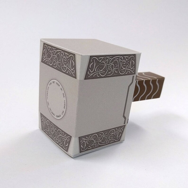 Mjolnir Treat Box - DIY Printable - Etsy