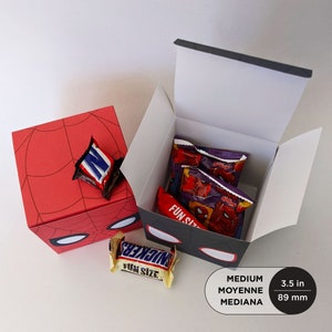 Medium Spiderman Treat Box - DIY Printable - Etsy