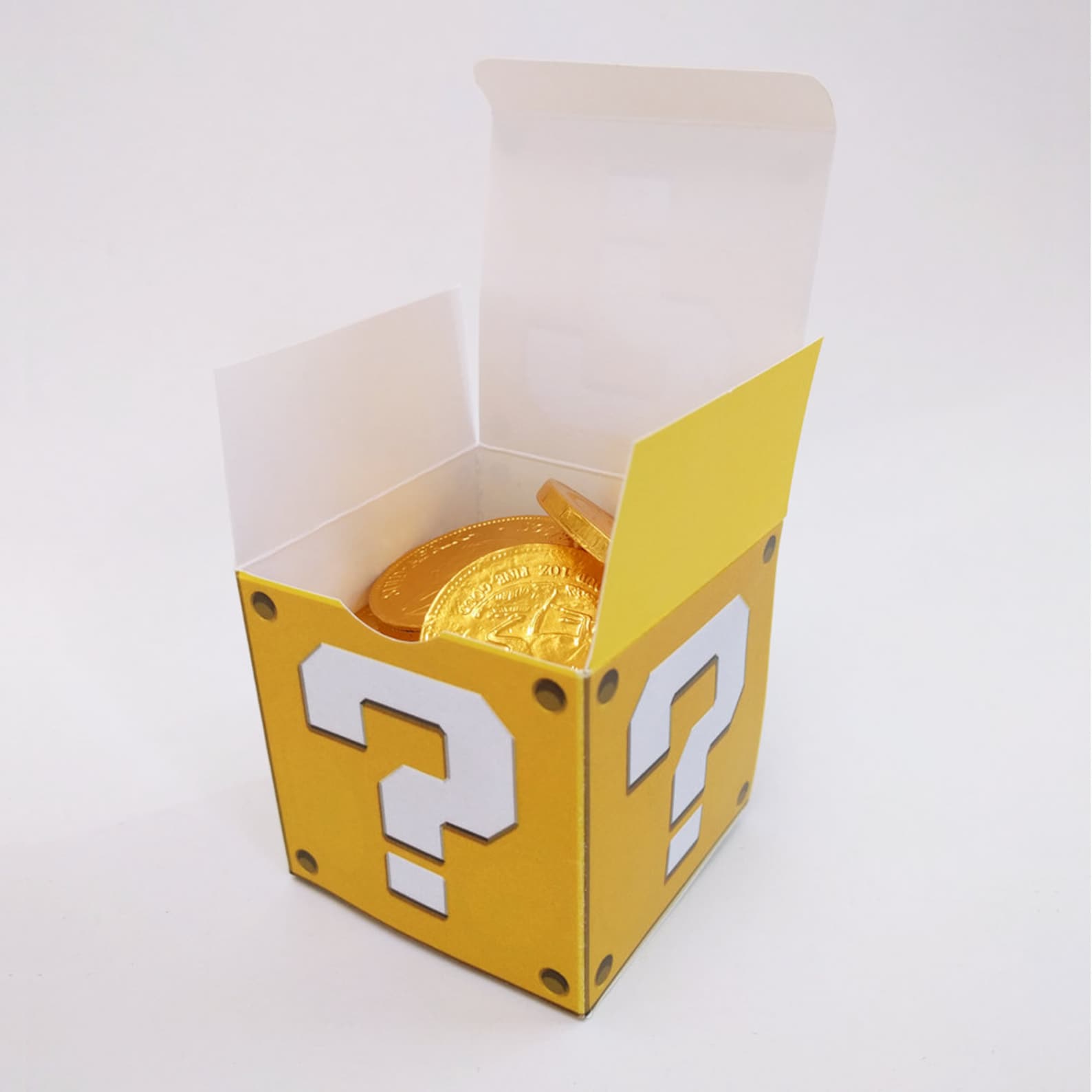 Super Mario Question Treat Box DIY Printable - Etsy UK