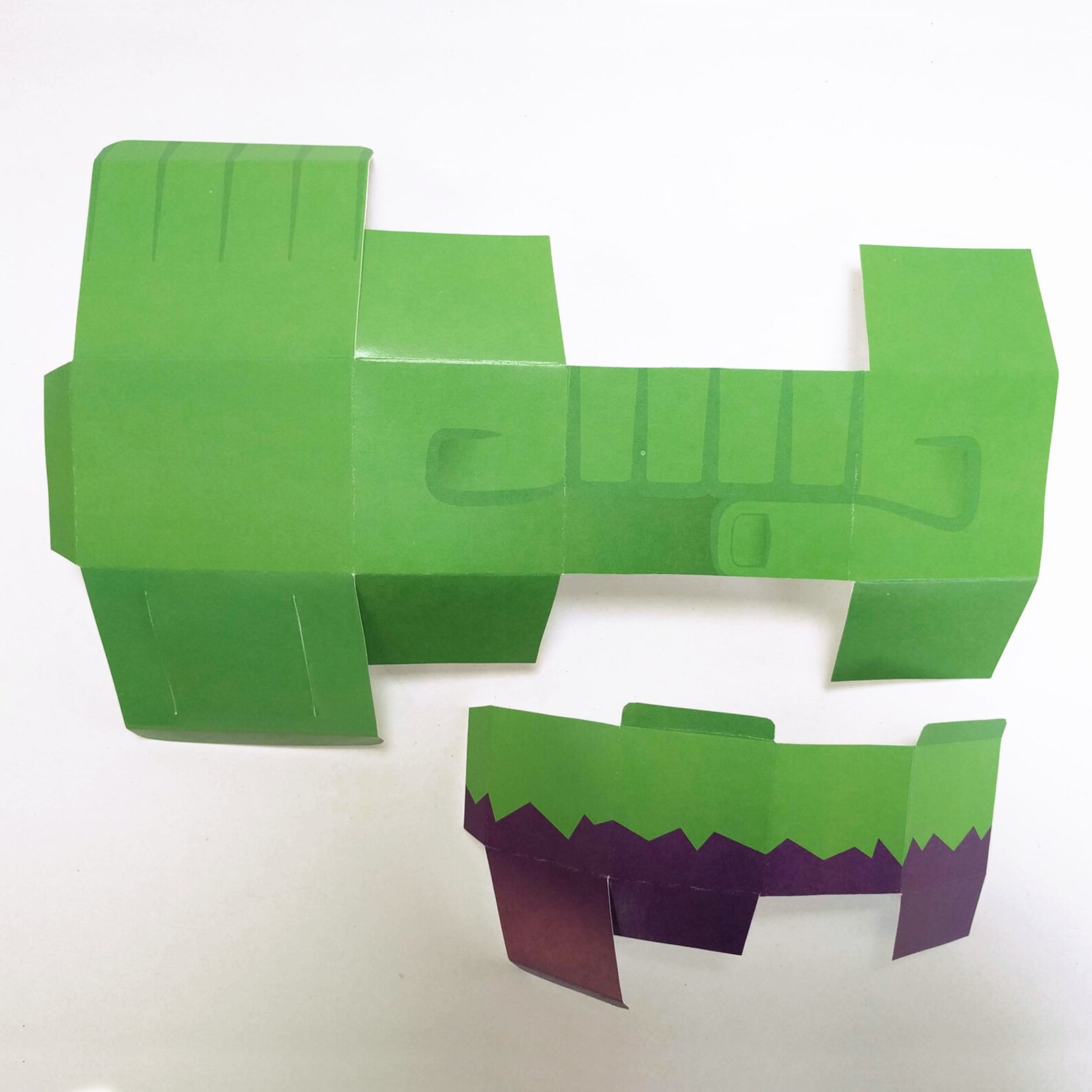 Hulk Treat Box DIY Printable - Etsy