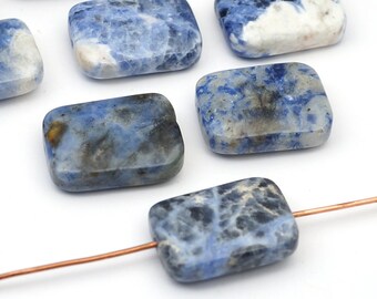 Blue and white stone | Etsy