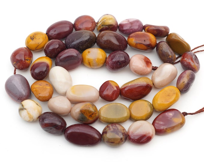15 Strand Small Mookaite Nugget Beads, Multicolor Red Purple Yellow ...