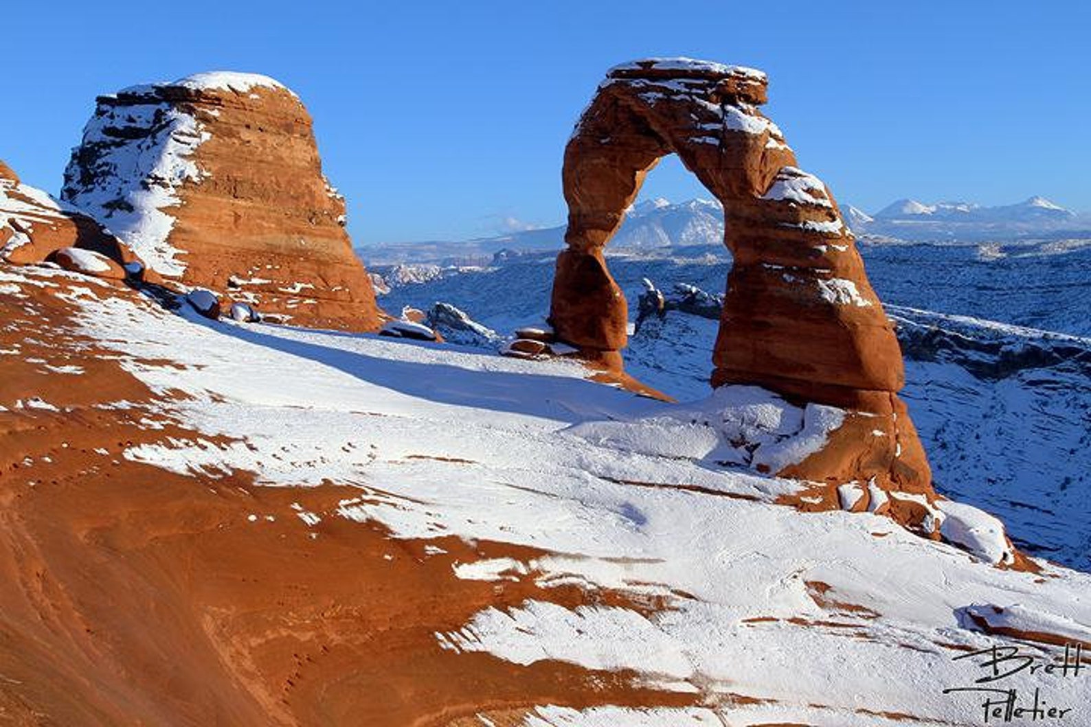 Delicate Arch Winter Moab Utah National Park Photograph - Etsy UK