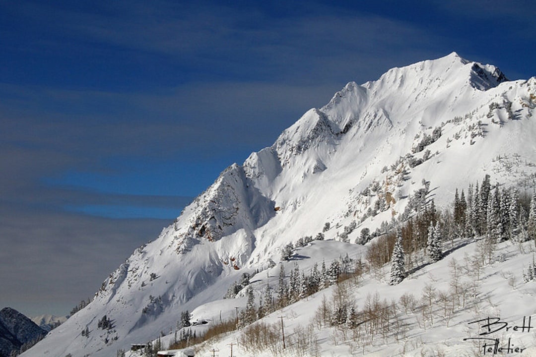 Mount Superior at Alta Utah Photograph Decor Print - Etsy