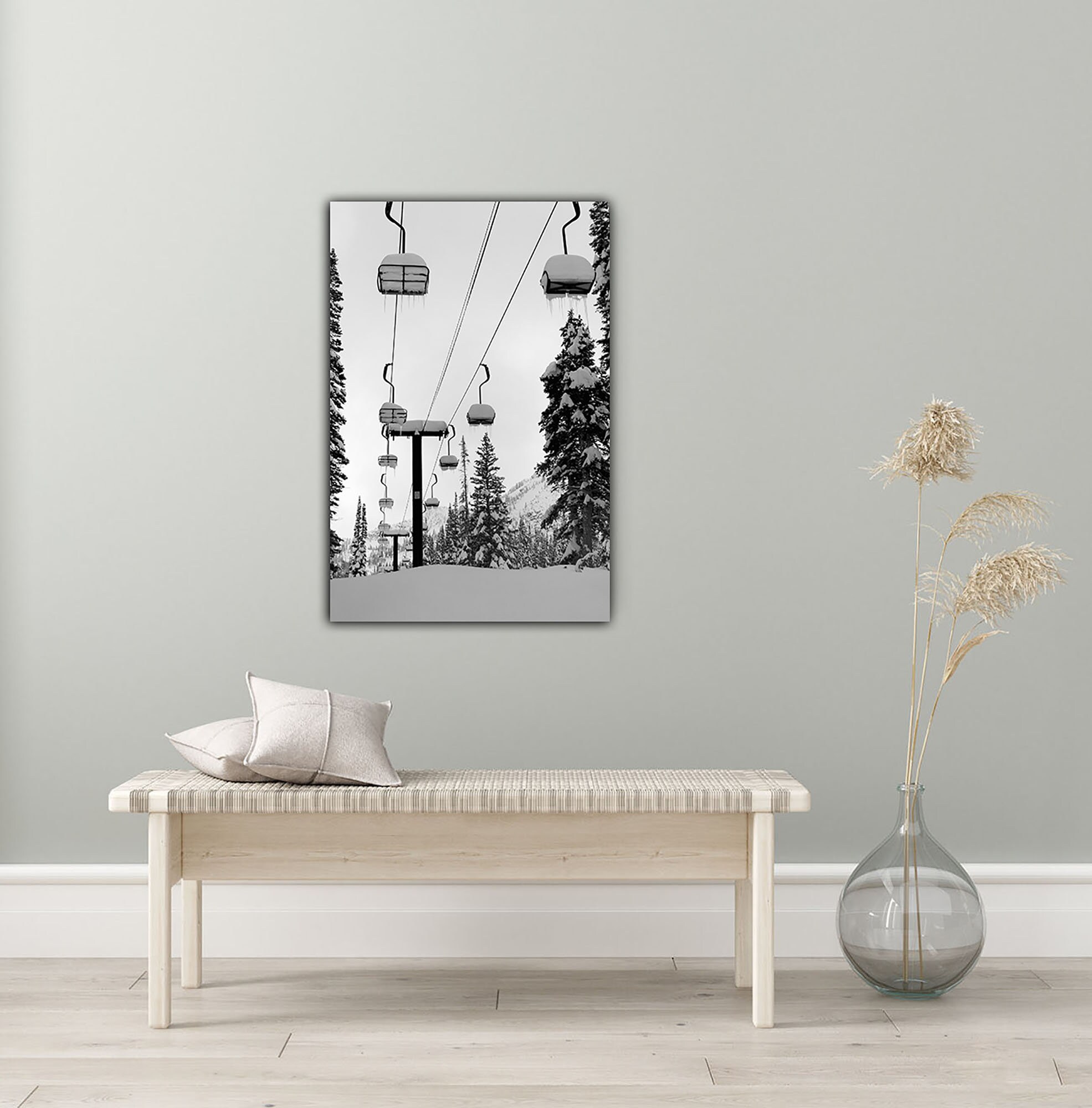 Black and White Photography - Alta Ski Area Chairlift - Alta, Utah ...