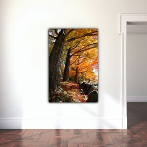 Fall Foliage - New Hampshire Farm - Photograph Print Poster Picture ...