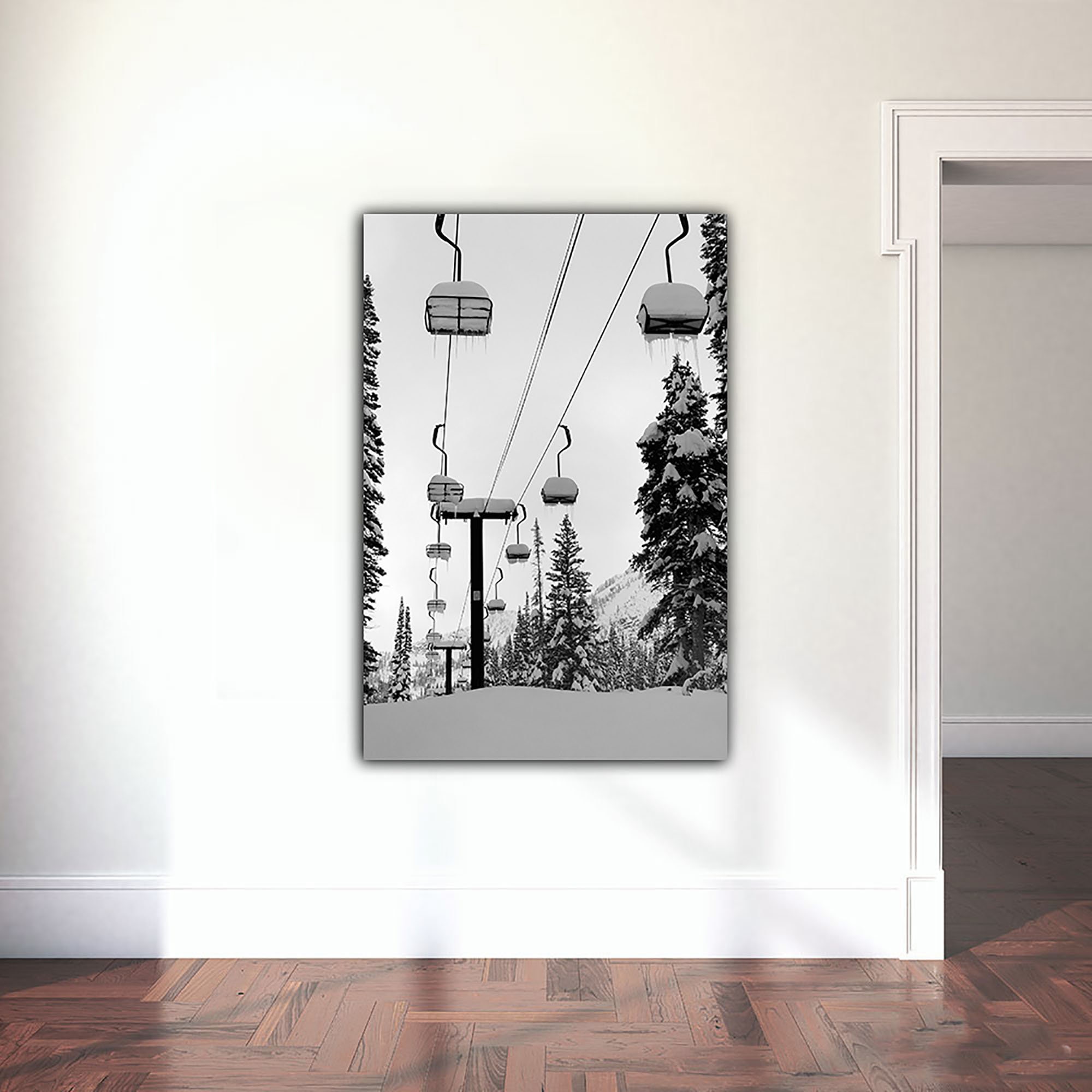 Black and White Photography - Alta Ski Area Chairlift - Alta, Utah ...
