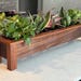 Custom Wooden Planter Box: Handmade Walnut & Sapele - Etsy
