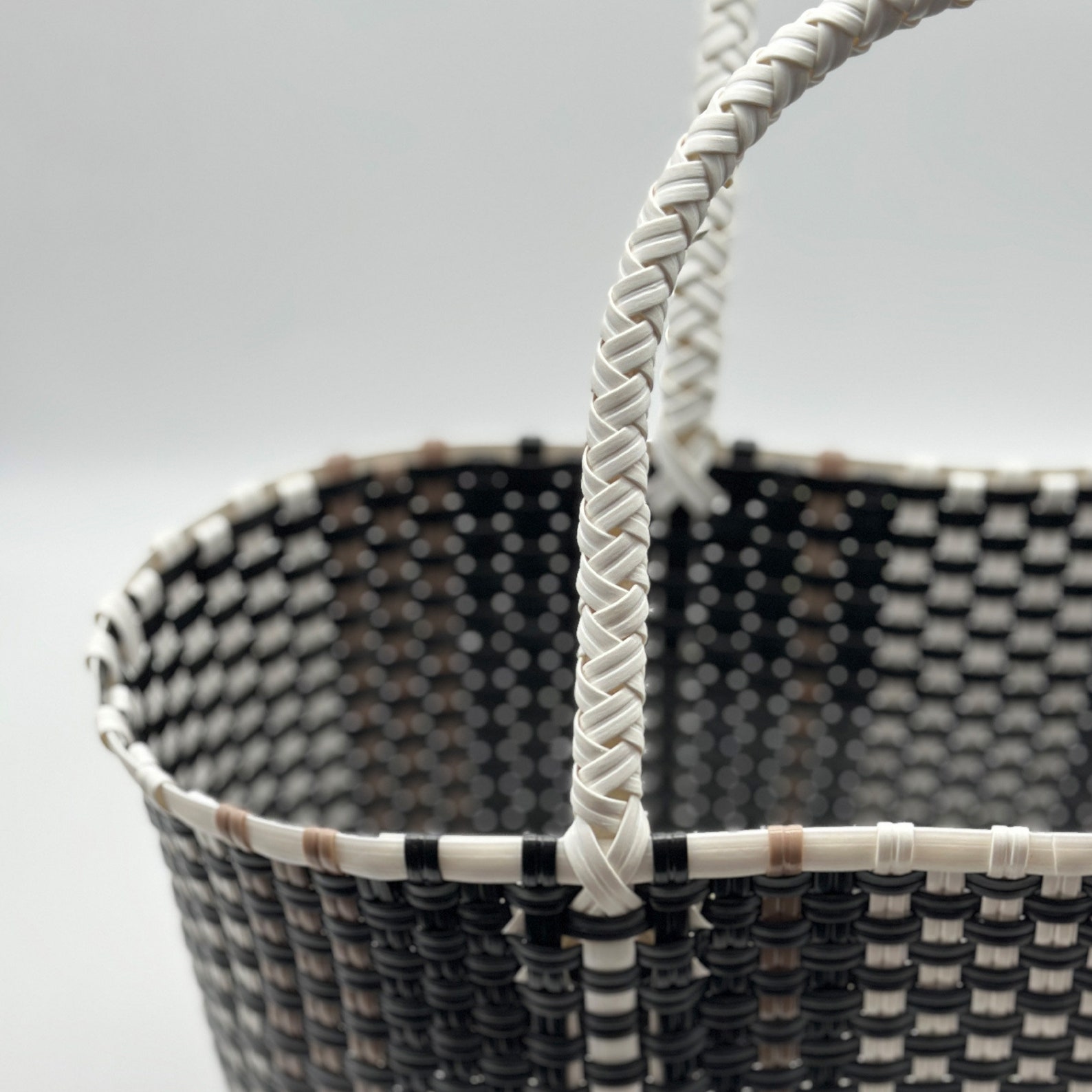 S-M TOTE. Woven With Recycled Plastic. Colorful and Opaque Design ...