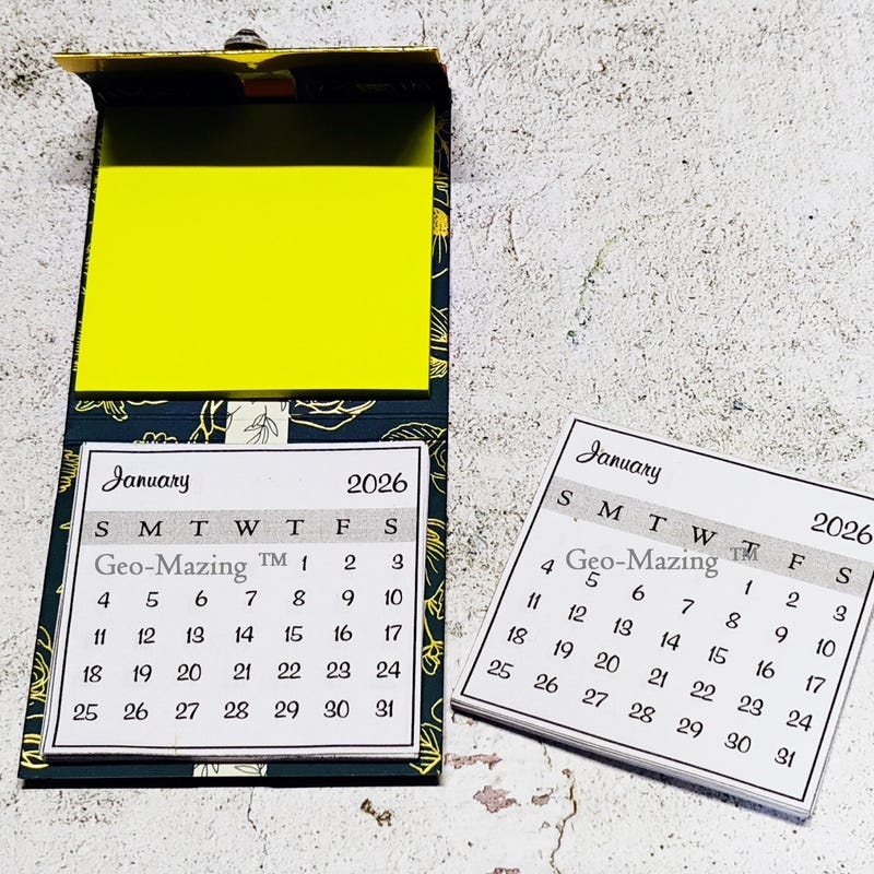 Mini Wall Calendar 2026 Art - Etsy UK