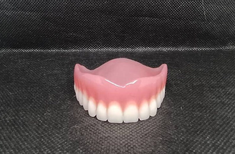 Dentures Upper Acrylic Premade Size Medium - Etsy